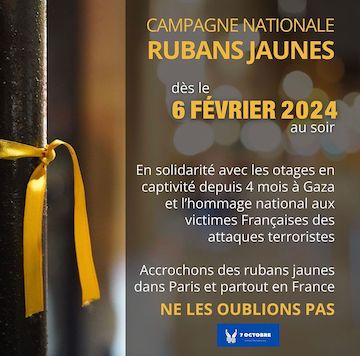 Campagne Nationale des Rubans Jaunes et Hommage national aux victimes ...